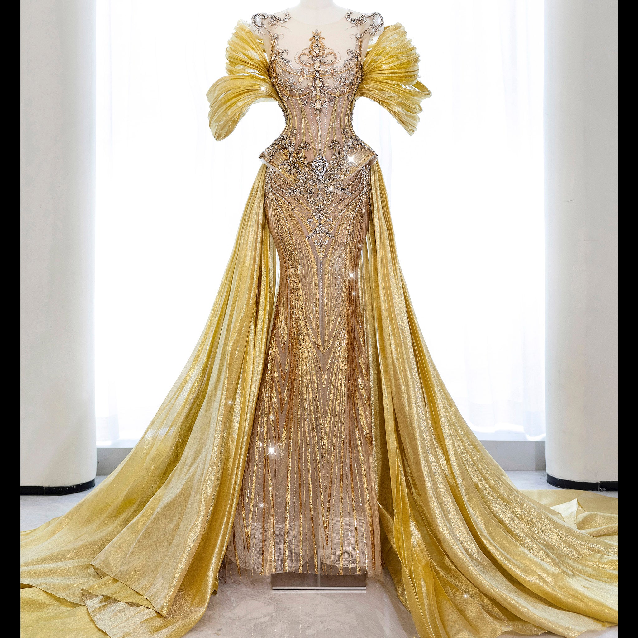 Gold Wedding Dresses & Pale Gold Bridal Gowns | Online Shop - RosyMae ...
