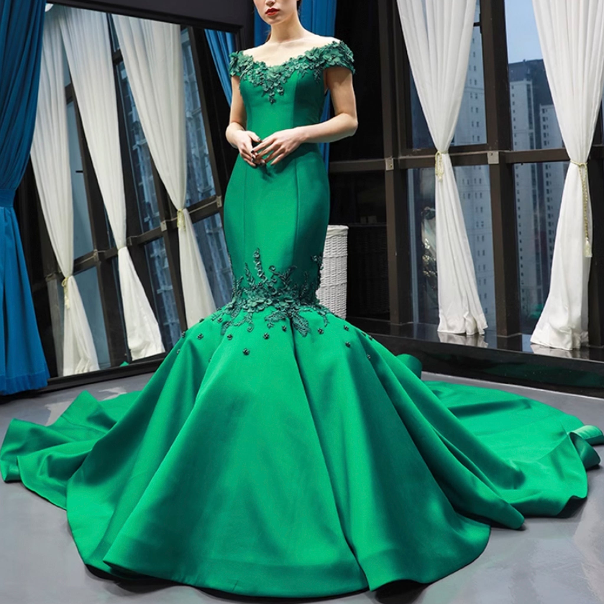 Emerald Green Prom Dresses – Rosymae
